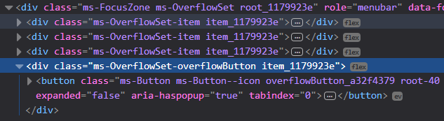 Applying New Css Rules In Overflow Set · Issue 5132 · Microsoft