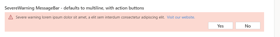 MessageBar - Fluent Updates · Issue #9184 · microsoft/fluentui · GitHub