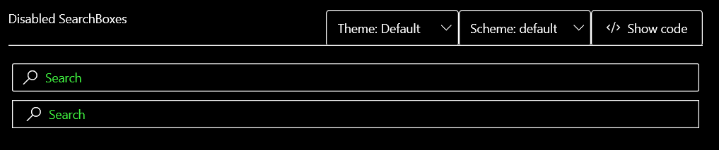 Searchboxtextfield No Visual Difference When Disabled In High Contrast Mode · Issue 10624 8412