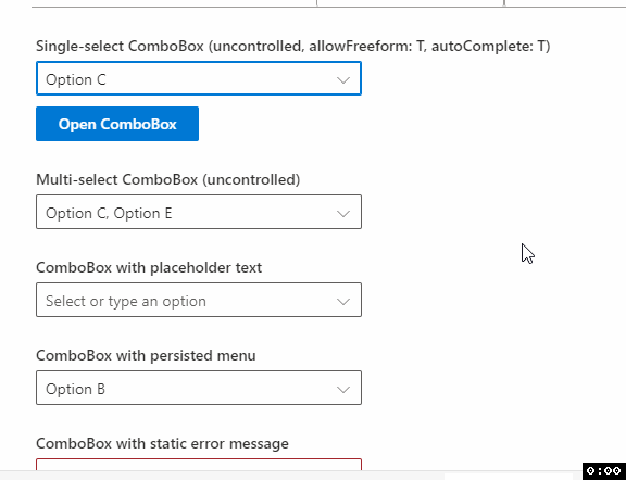Combobox checked state applied when checked, or when hovered · Issue ...