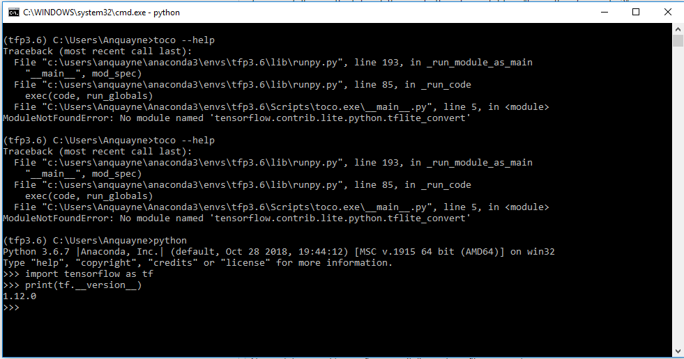 Toco Not Working On Windows · Issue 20975 · Tensorflowtensorflow · Github 3918