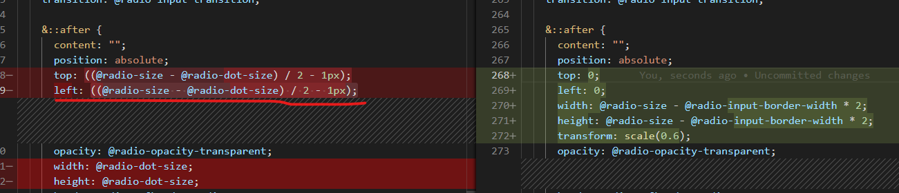 Radio 在4K屏幕下选中时选中点没在中心 · Issue #192 · Tencent/tdesign-common · GitHub