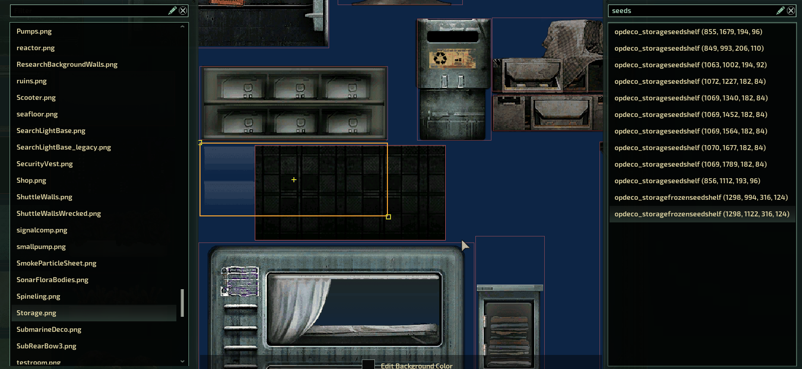 [Unstable] Decorative sprite typo on 'Frozen Seeds Display Shelf ...