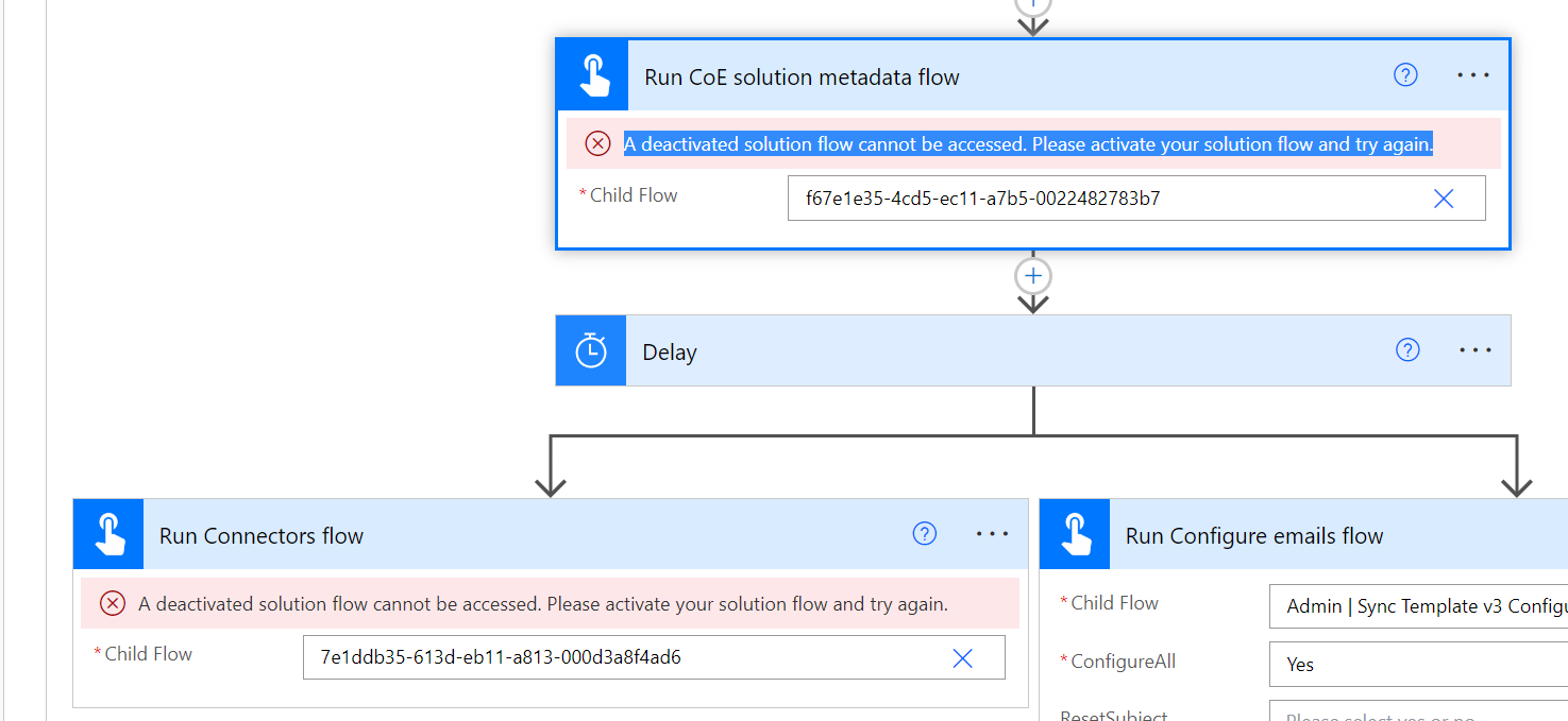Cannot start SetupWizard>RunInitialFlows · Issue #4908 · microsoft/coe ...