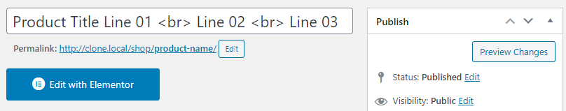 HTML Tags (example: ) Show in SOME Post / Product Title Displays · Issue #12318 · elementor ...