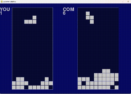 GitHub - hiroaki-tanikawa/tetoris-vs-computer-rev1: TETORIS vs COMのコードを短くし全体構造を見えやすくした。