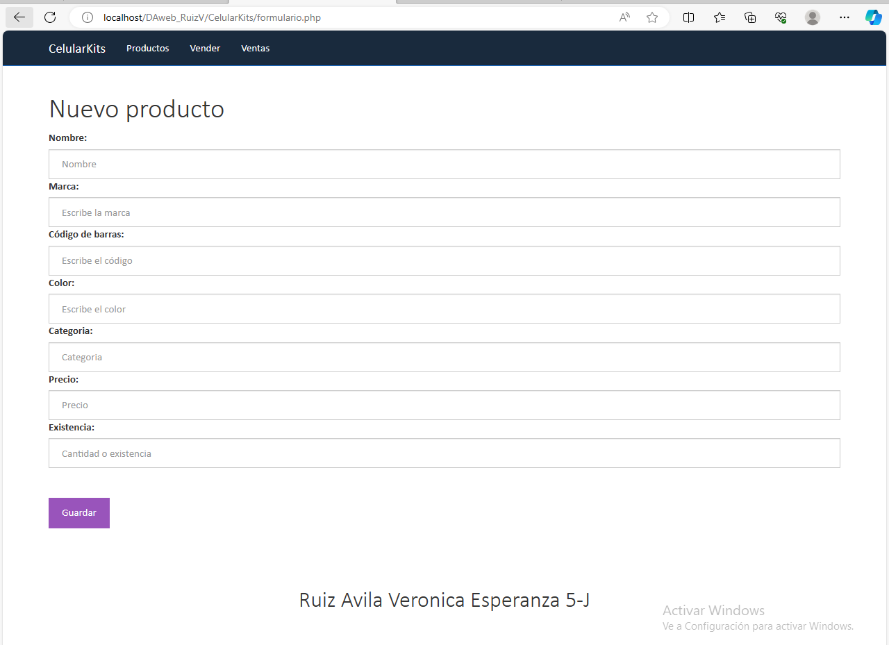 GitHub - veronicaruizav/UIII-Act-3-CRUD-tabla-relacional: Veronica esperanza Ruiz Avila 5-j