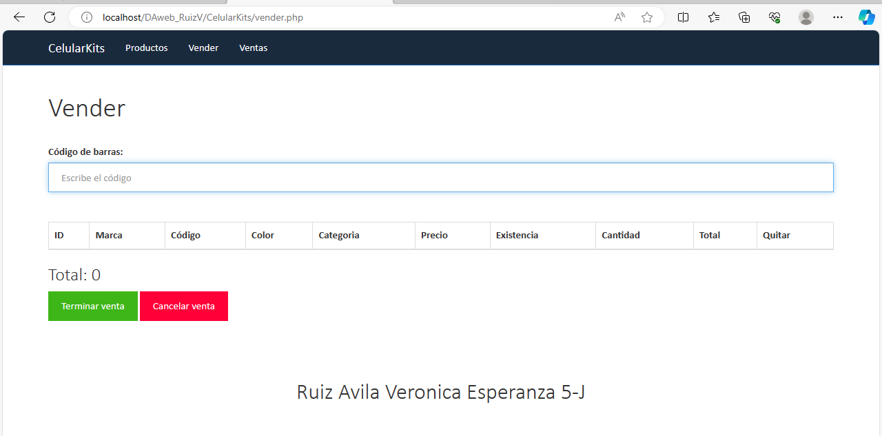 GitHub - veronicaruizav/UIII-Act-3-CRUD-tabla-relacional: Veronica esperanza Ruiz Avila 5-j