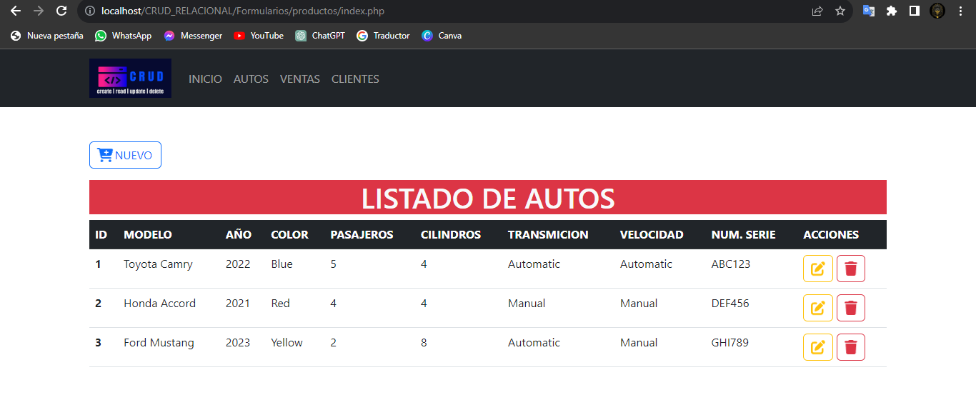 GitHub - DAHolguin/UIII-Act-3-CRUD-tabla-relacional