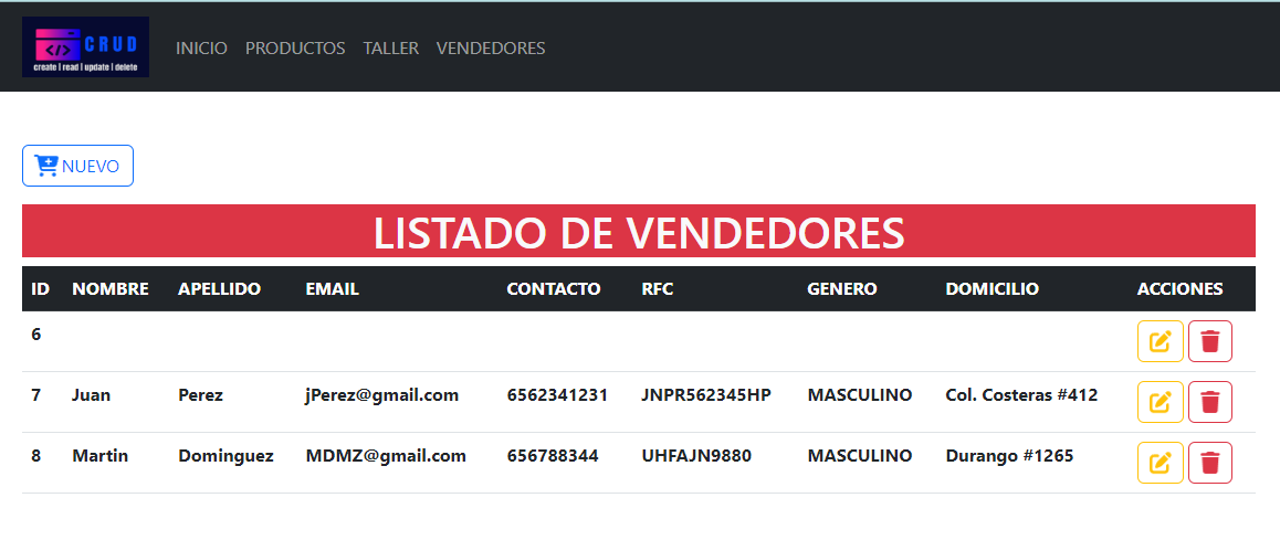 GitHub - Aric-Mirray-Capistran-Tenorio/CRUD-WorkShop: UIII Act 3 CRUD ...