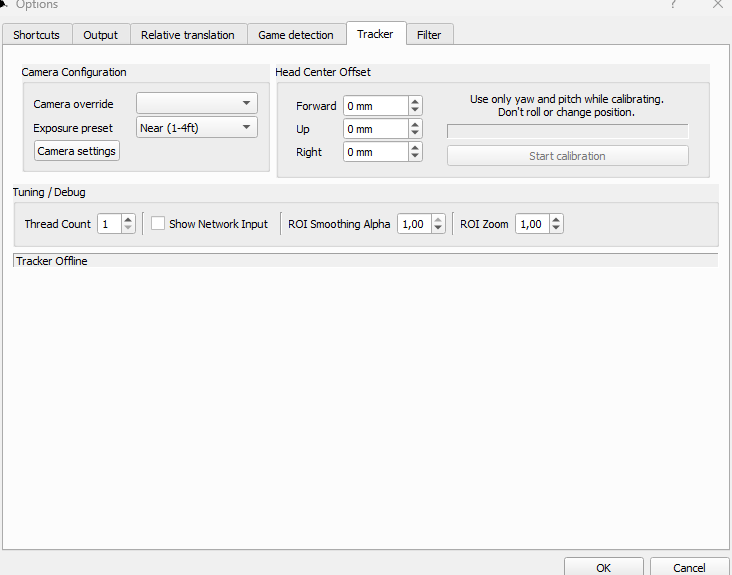 Trackhat opentrack V3.Tracker offline always · Issue #1709 · opentrack/opentrack · GitHub