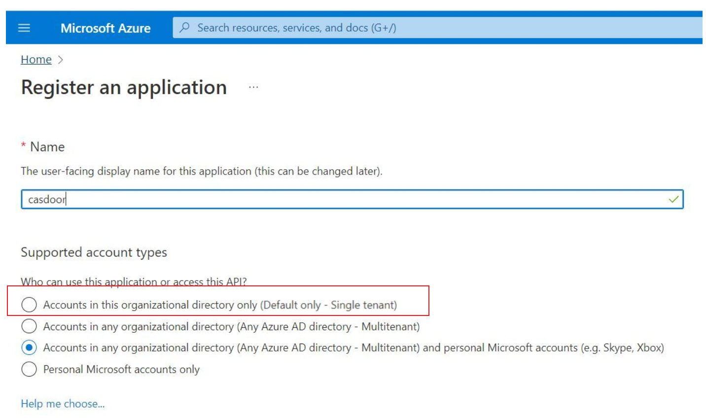 Azure AD support custom request address · Issue #1661 · casdoor/casdoor · GitHub