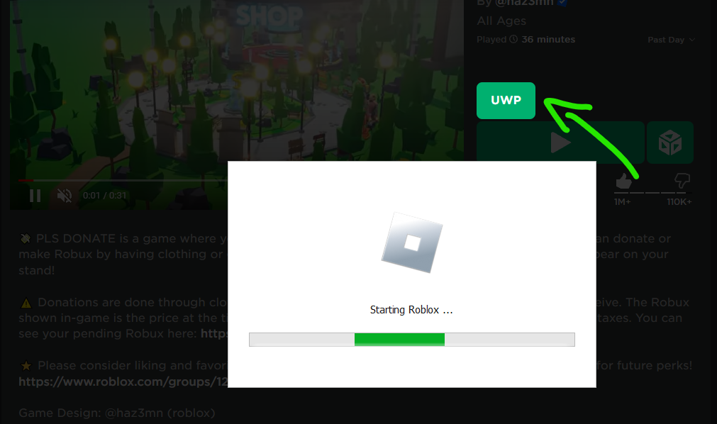 GitHub - Ringible/UWP-Version-1.0.1: UWP Allows you to join ROBLOX servers & private servers ...