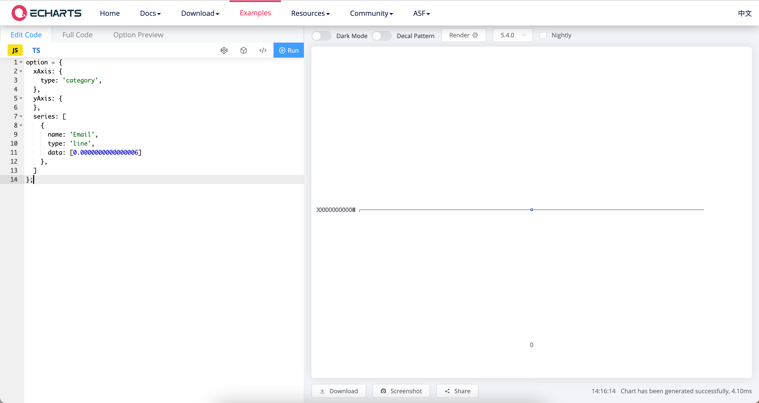 小数的精度问题 · Issue 1170 · Apache Echarts · Github