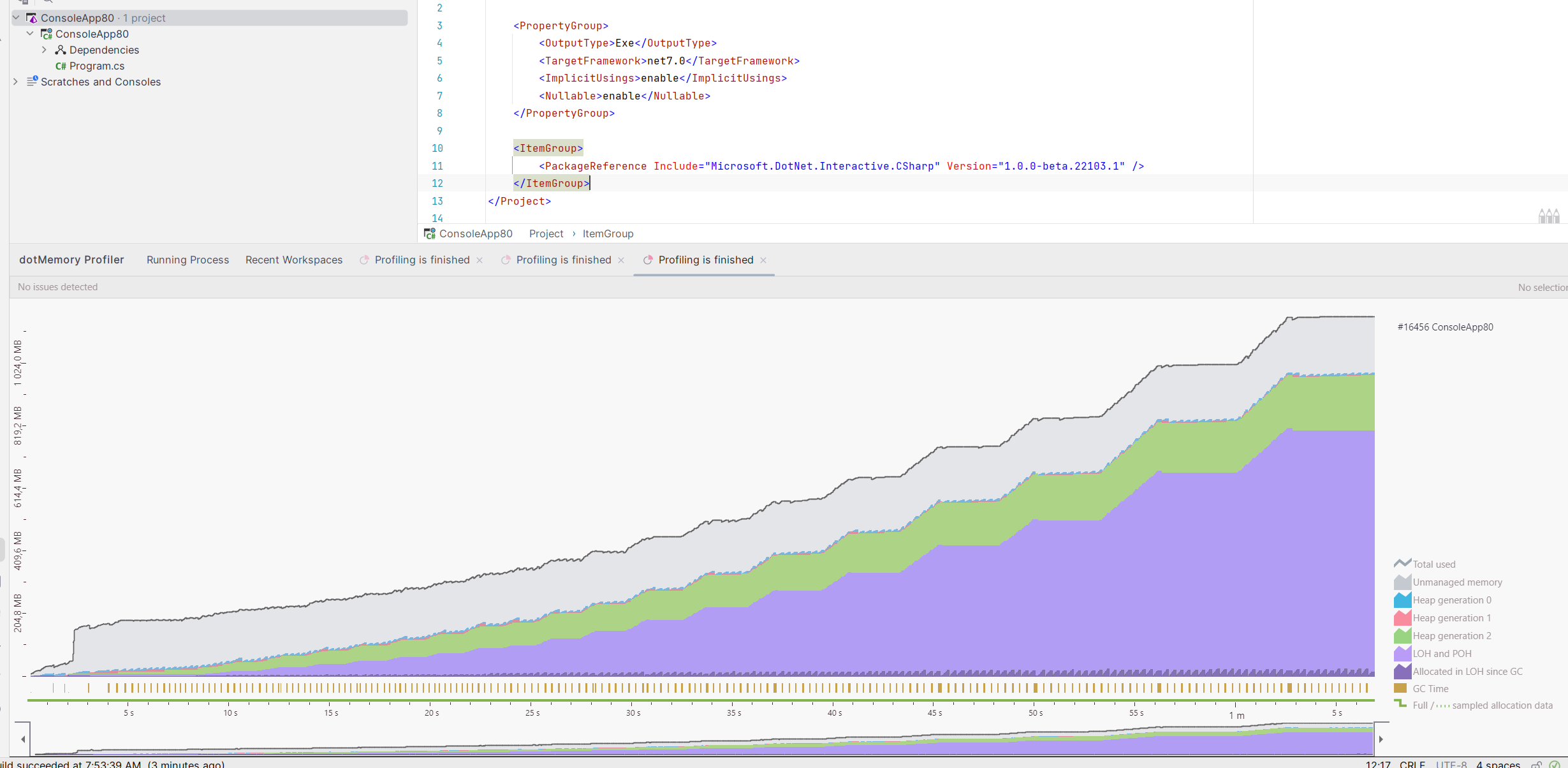 CSharpKernel: Possibility for a memory leak? · Issue #2817 · dotnet/interactive · GitHub