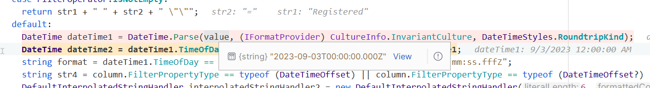 RadzenDataGrid & DateTime Column has filtering issues depending on the culture: System ...