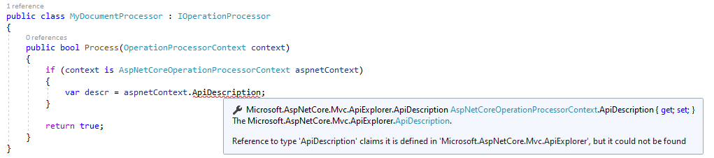 Apidescription Issue In Core 3 0 Project · Issue 2470 · Ricosuter Nswag · Github