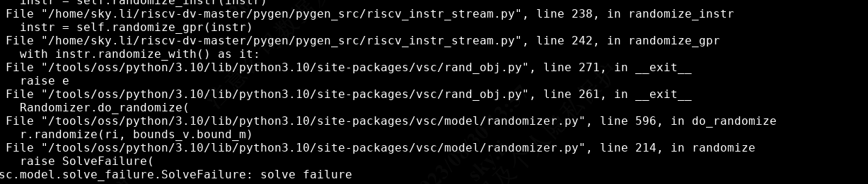 [pygen] riscv_rand_instr_test run failed · Issue #947 · chipsalliance ...