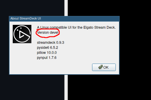 Bug About Shows Version As Devel · Issue 36 · Streamdeck Linux Guistreamdeck Linux Gui