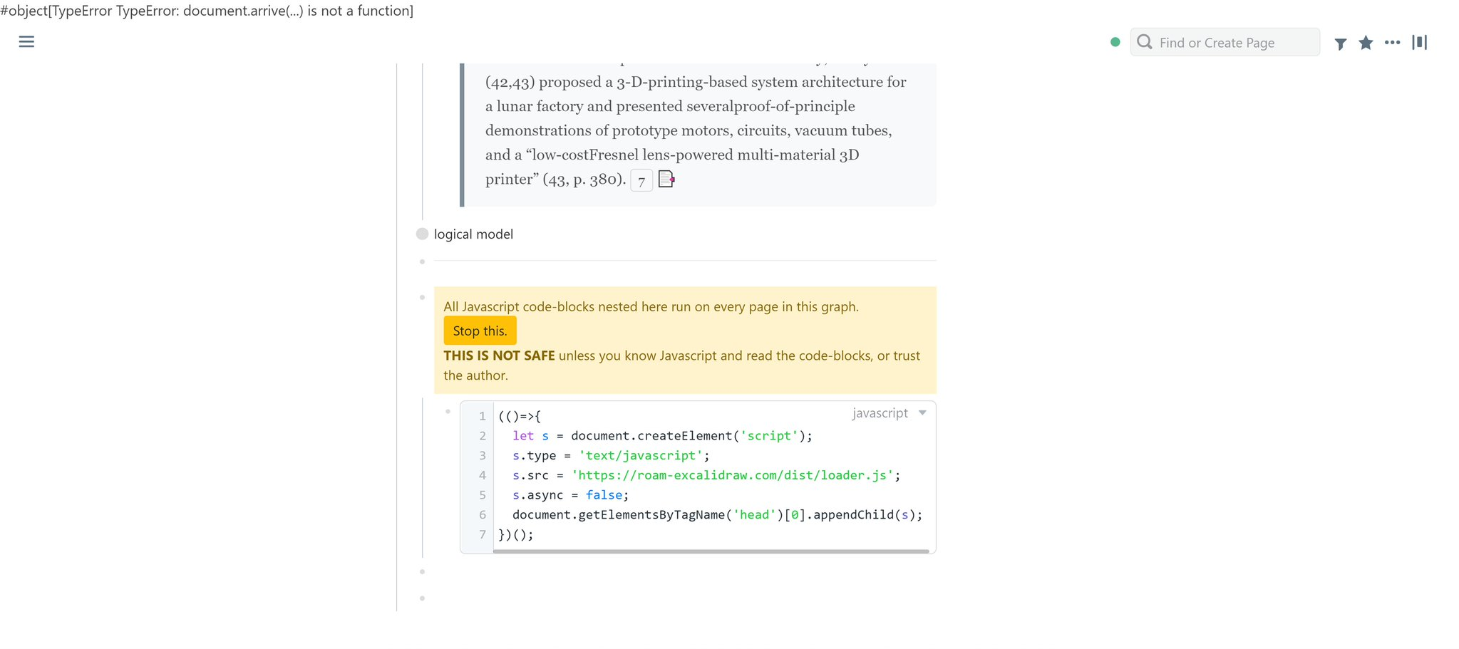 Installation issues · Issue #4 · zsviczian/roam-excalidraw-issues · GitHub