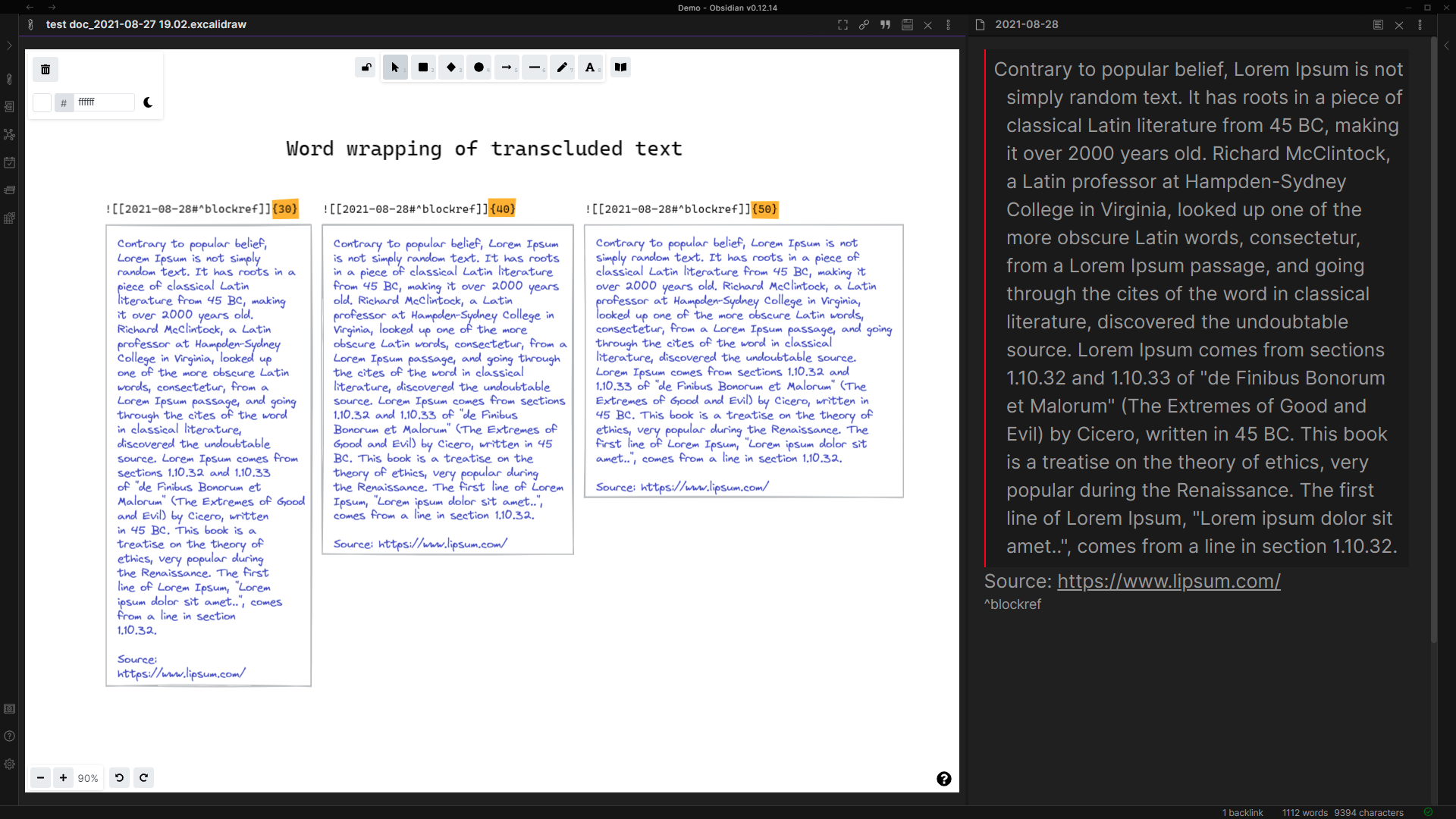 Enhancement - Wrapping text in a box · Issue #118 · zsviczian/obsidian-excalidraw-plugin · GitHub