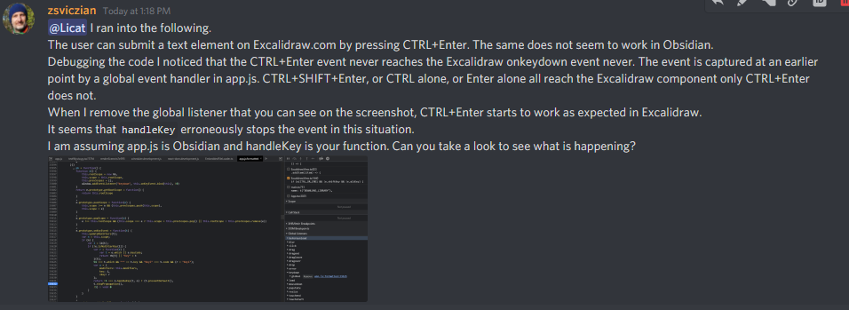 CTRL+Enter · Issue #300 · zsviczian/obsidian-excalidraw-plugin · GitHub