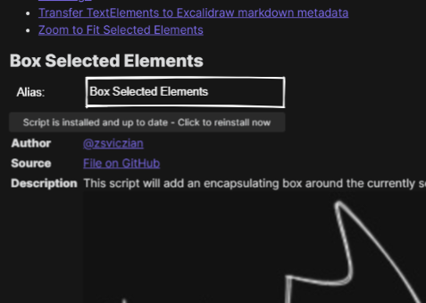 Renaming Excalidraw Scripts · zsviczian obsidian-excalidraw-plugin · Discussion #338 · GitHub