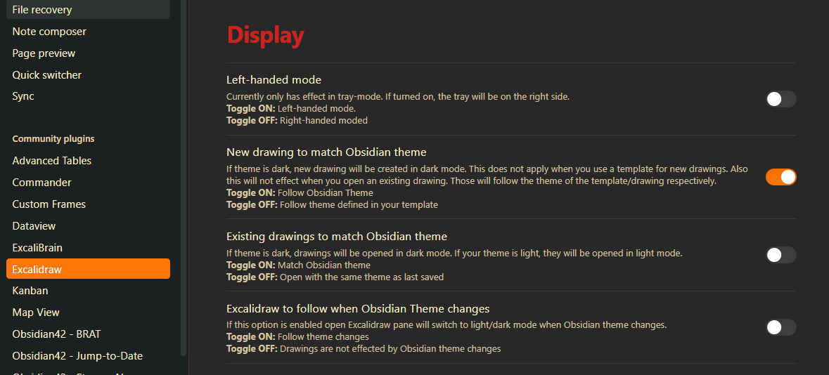 FR: Use Obsidian's native variables for theming + handling light/dark modes · Issue #923 ...
