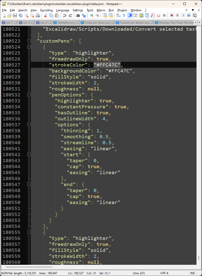 FR: Opacity support in pen settings · Issue #991 · zsviczian/obsidian-excalidraw-plugin · GitHub