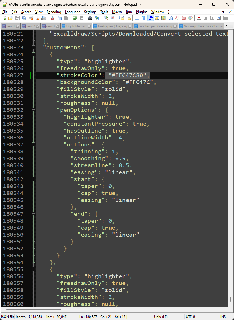 FR: Opacity support in pen settings · Issue #991 · zsviczian/obsidian-excalidraw-plugin · GitHub
