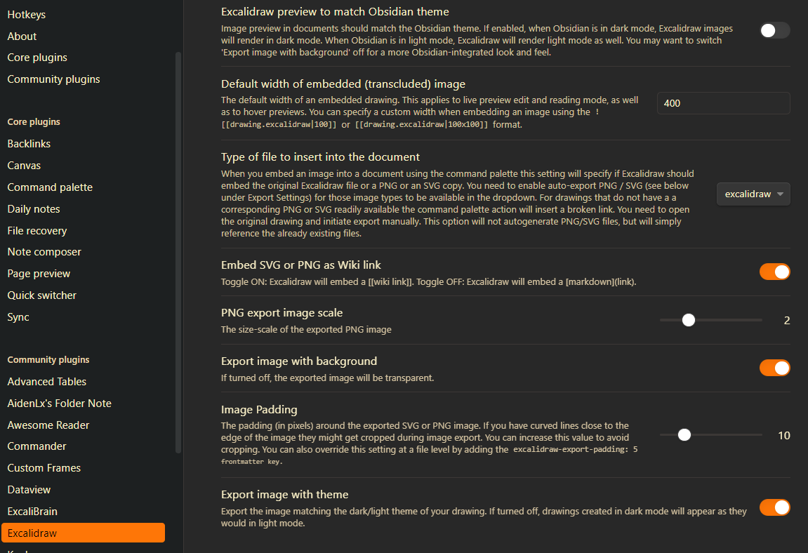 BUG: Drawings are not in dark mode · Issue #1080 · zsviczian/obsidian-excalidraw-plugin · GitHub