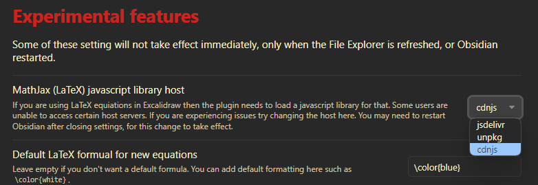 Error Report With Latex Formular Without Internet Connection · Issue 7150 · Excalidraw