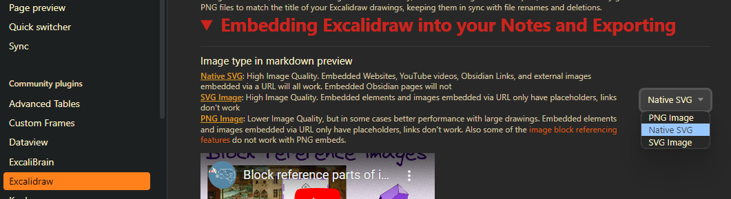 I would like to ask why the web link displayed in excalidraw cannot be displayed in the inserted ...