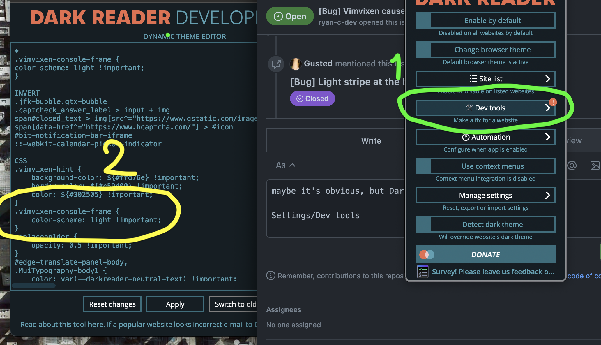 [Bug] Vimvixen cause white box · Issue #9149 · darkreader/darkreader · GitHub