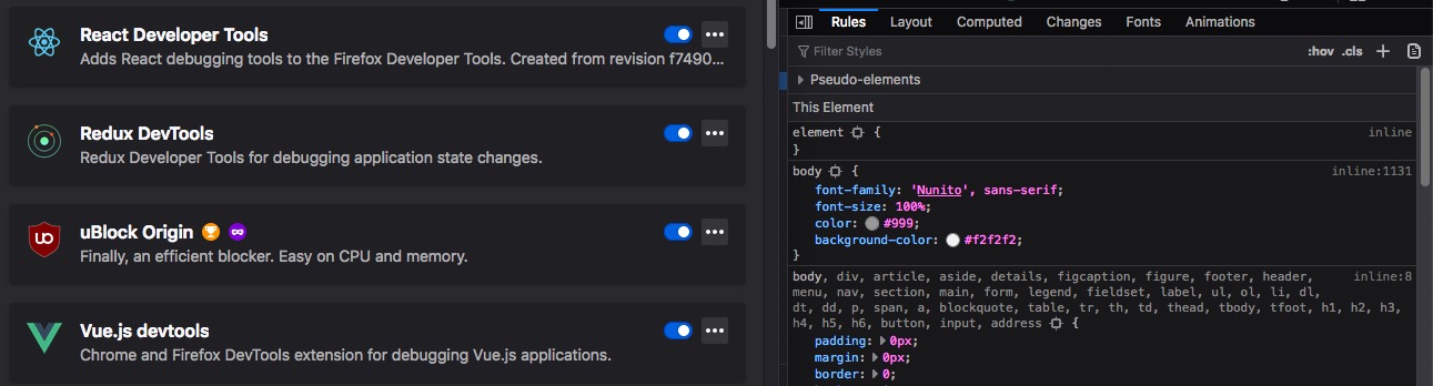 Bug React Developer Tools Conflicts With Firefox Sass Sourcemaps On Webpack · Issue 18188