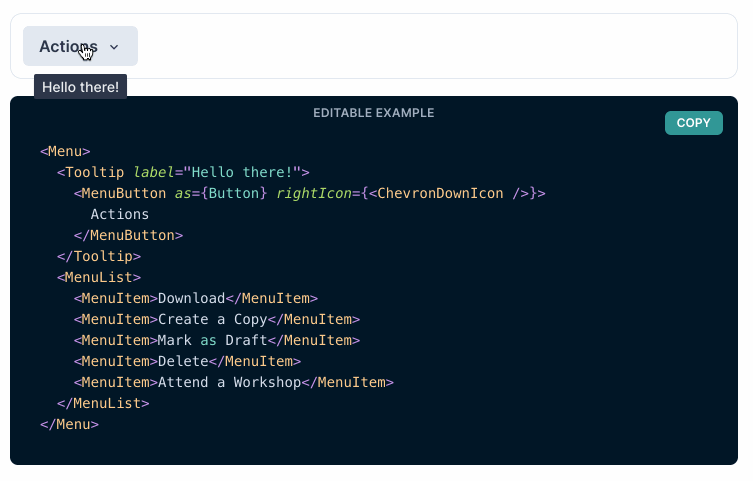 How to get Tooltip and MenuButton playing nice together · chakra-ui ...