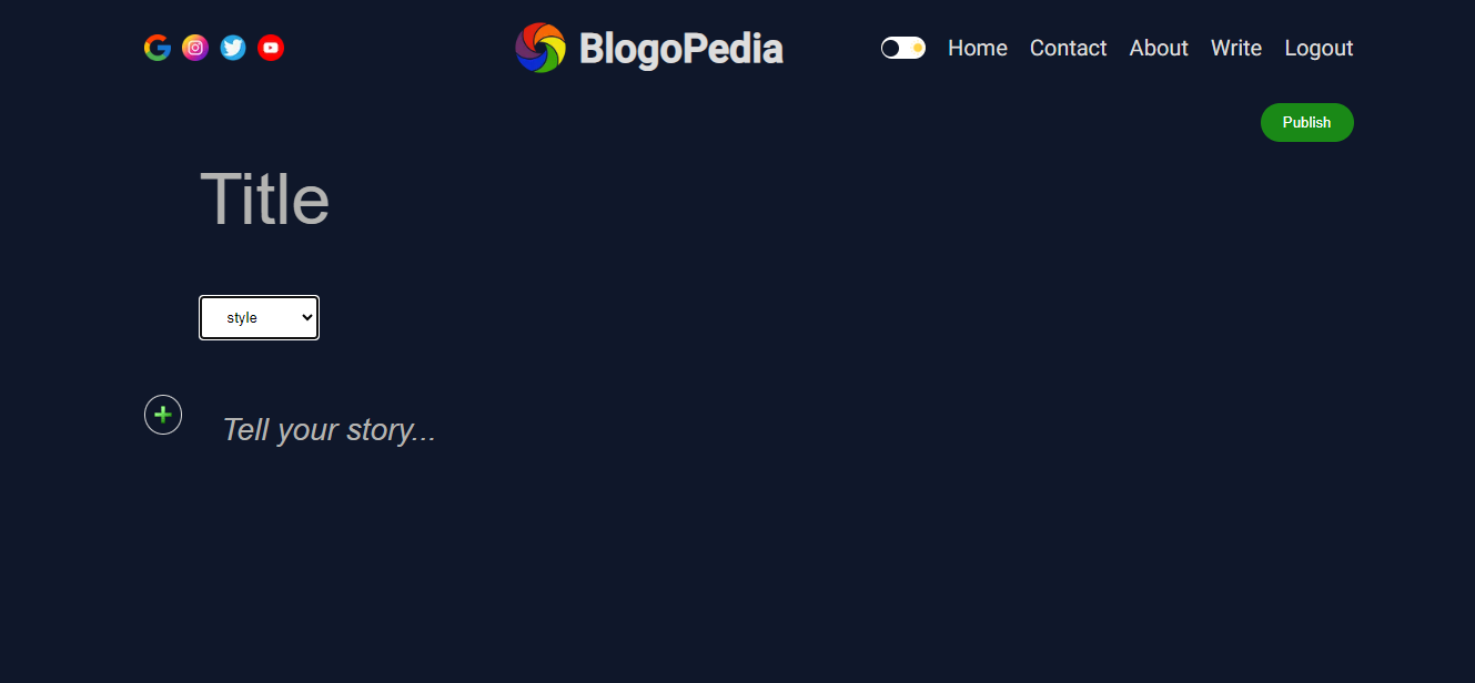 GitHub - msitabheer20/BlogoPedia: A fully functional Blogging Application using Next Js