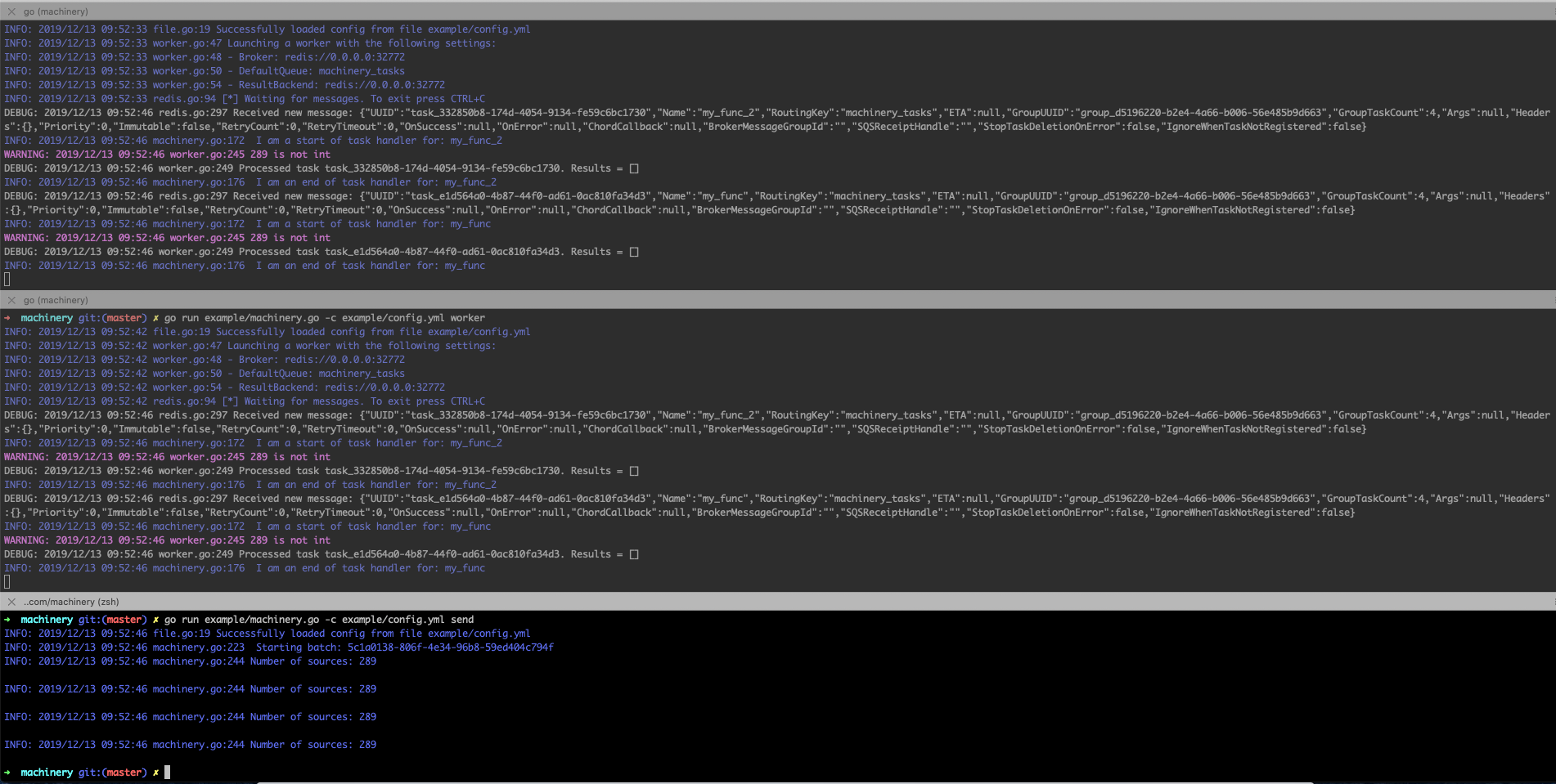 Passing in database connections to tasks? · Issue #293 · RichardKnop/machinery · GitHub
