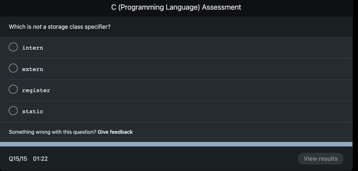 New C question · Issue #3167 · Ebazhanov/linkedin-skill-assessments ...