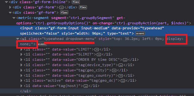 bug : influxdb metrics query editor - interactive - empty group by options · Issue #13861 ...