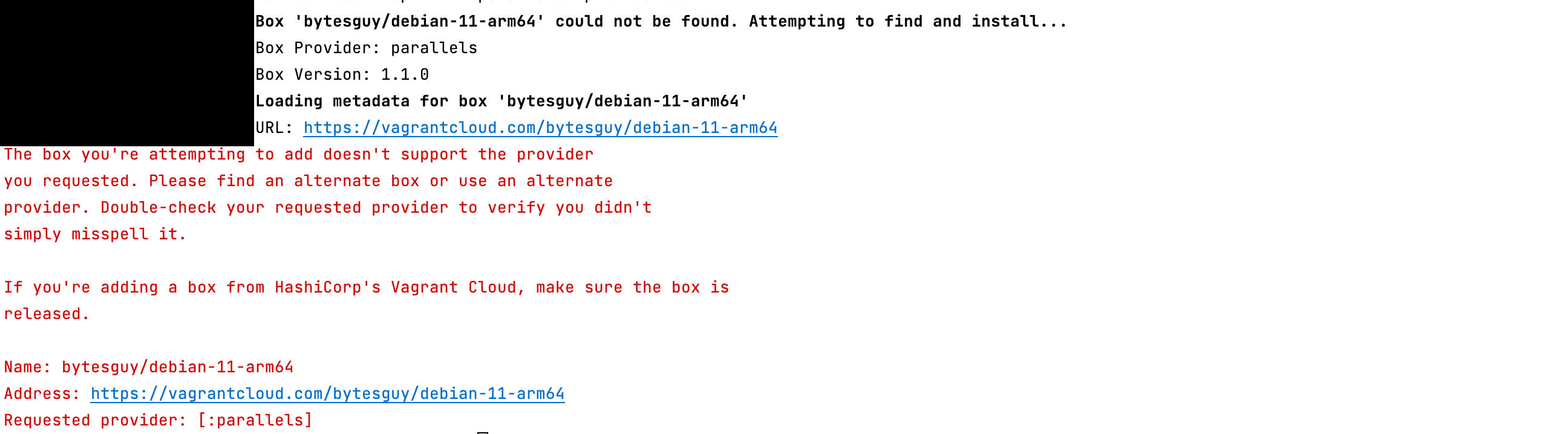 Debian 11 Arm Parrallels · Issue 3 · Bytesguy Arm Base Boxes · Github