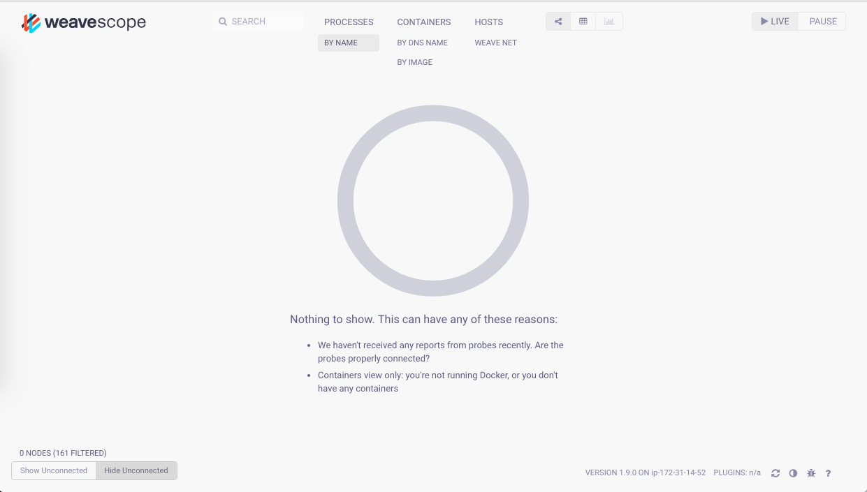 "Process by name" view is broken · Issue #3205 · weaveworks/scope · GitHub