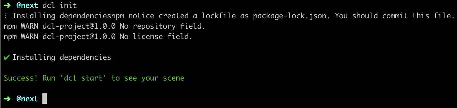 Stop showing npm output when installing dependencies · Issue #410 · decentraland/cli · GitHub