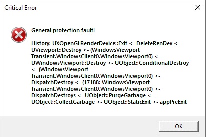 [469c] Crash on exit · Issue #1111 · OldUnreal/UnrealTournamentPatches · GitHub