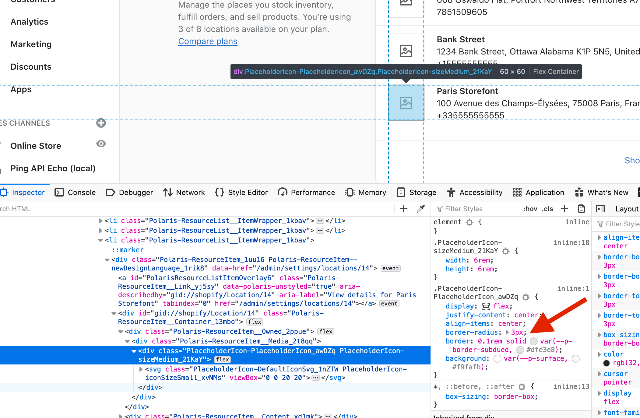 [new DL] PlaceholderIcon and Thumbnail have old border radius · Issue #3230 · Shopify/polaris ...
