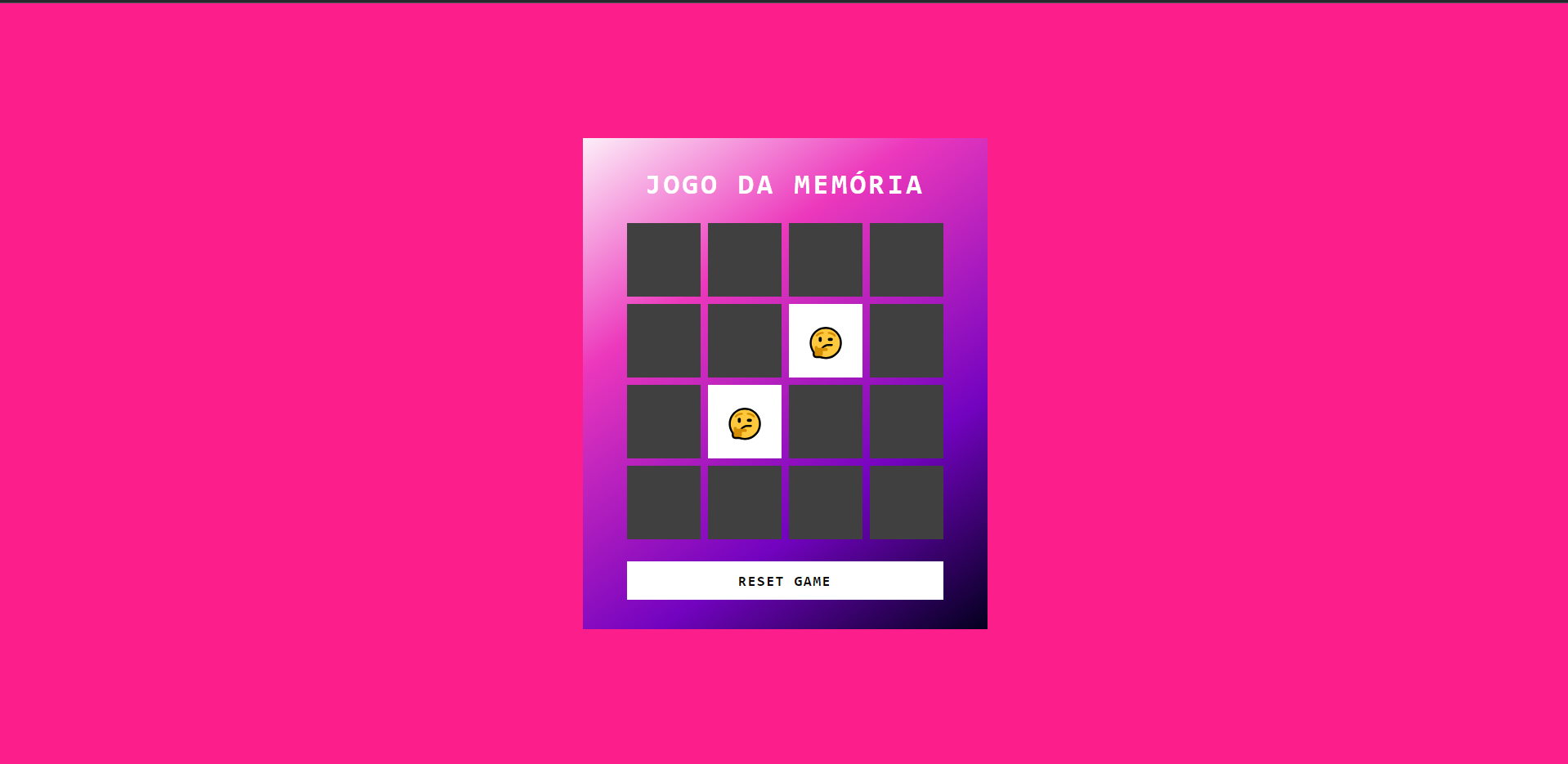 GitHub - YanGabrielton/Jogo-da-memoria