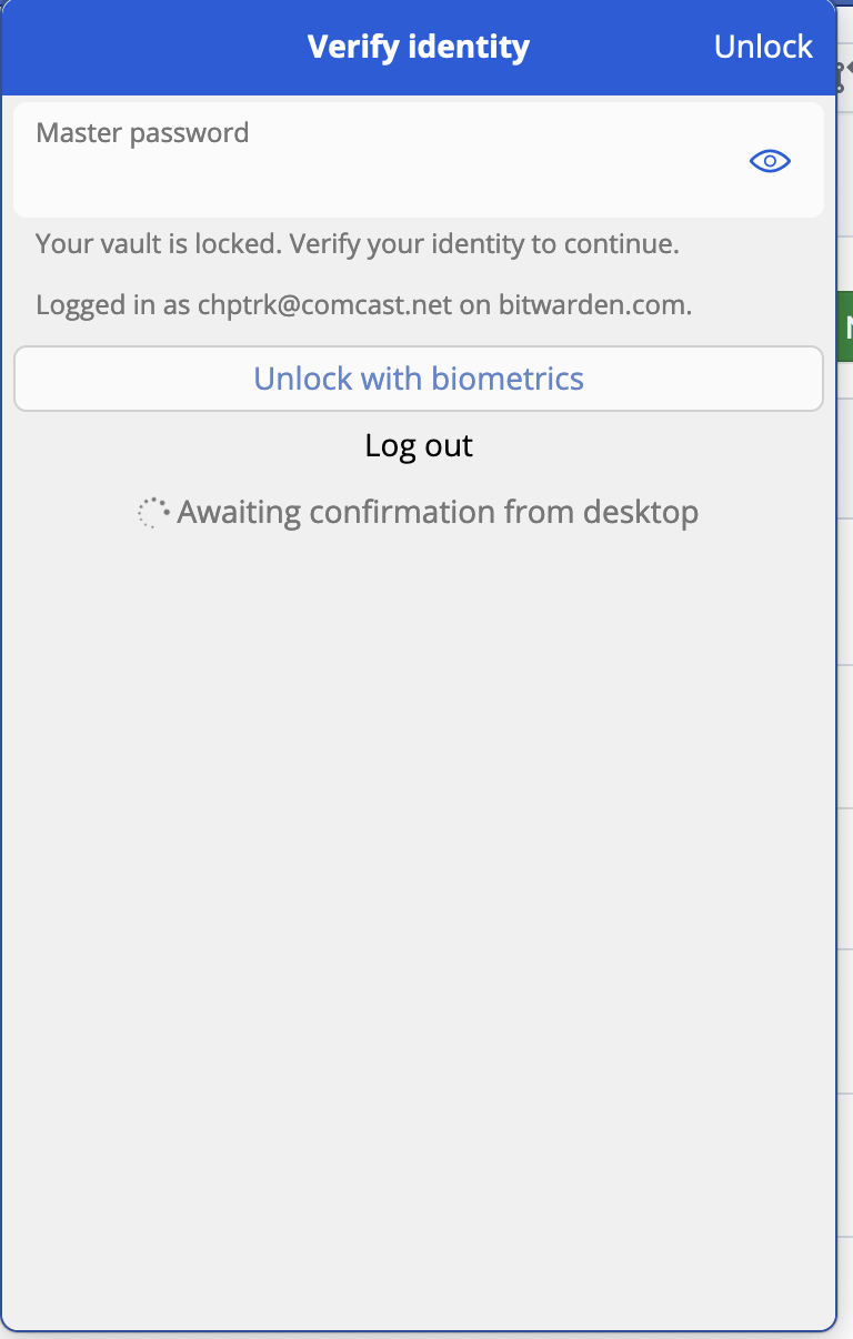 Firefox says "Awaiting confirmation from desktop" · Issue #6155 · bitwarden/clients · GitHub