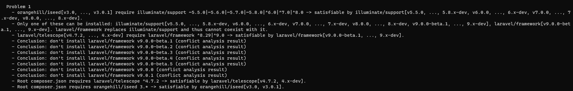 Laravel 9 support · Issue #204 · orangehill/iseed · GitHub