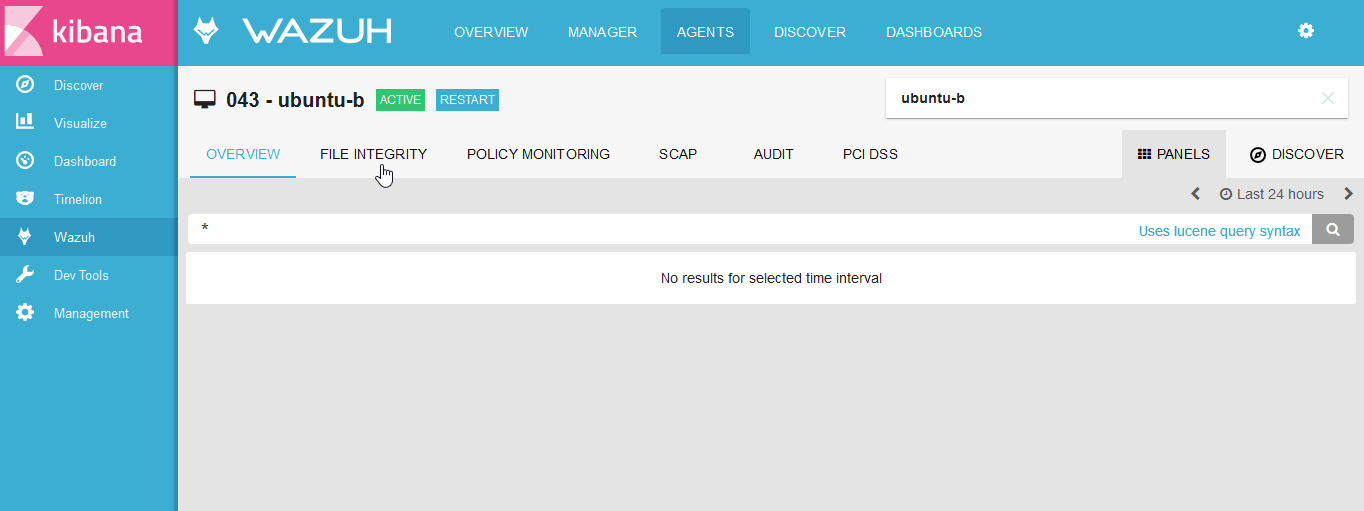 Agent Overview Dashboard Not Showing Any Data · Issue 374 · Wazuhwazuh · Github