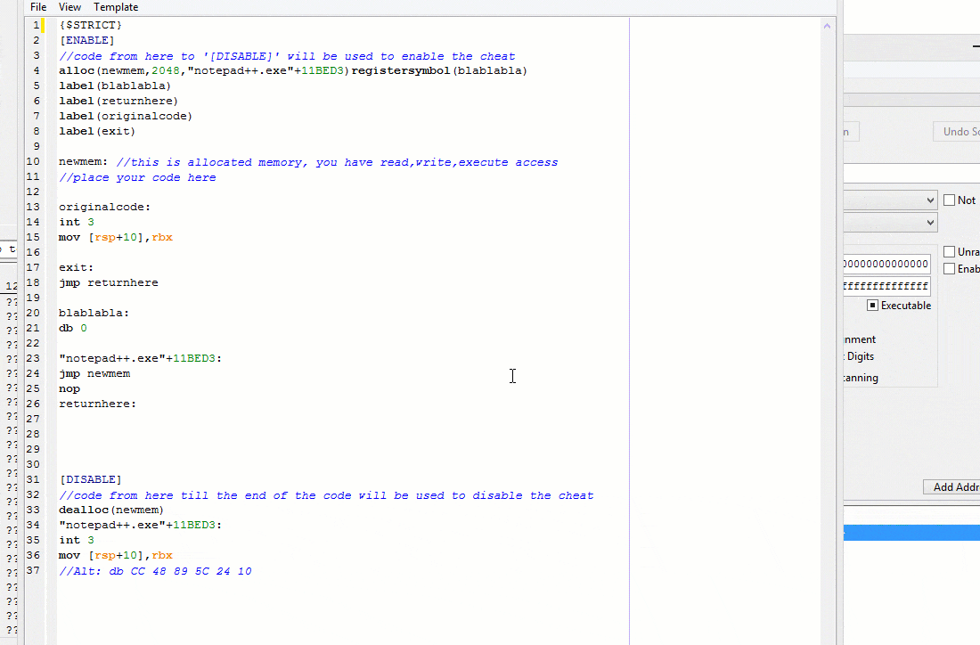 AA - Symbol is not registered · Issue #227 · cheat-engine/cheat-engine ...